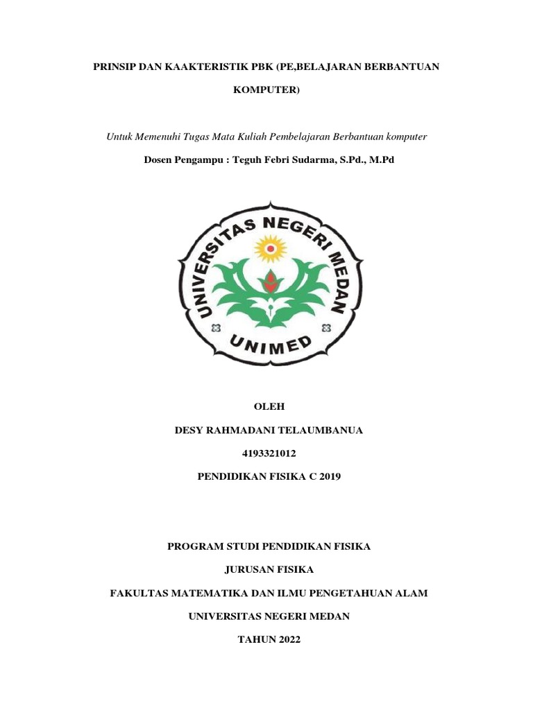 TR Paper - Desy Rahmadani - 4193321012 - PSPF C 2019 | PDF