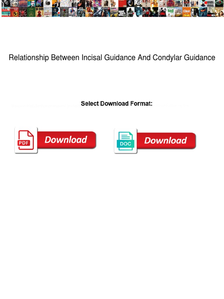 Incisal and Condylar Guidance Analysis | PDF | Dental Anatomy ...