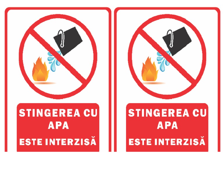 Interzis Stingerea Cu Apa | PDF