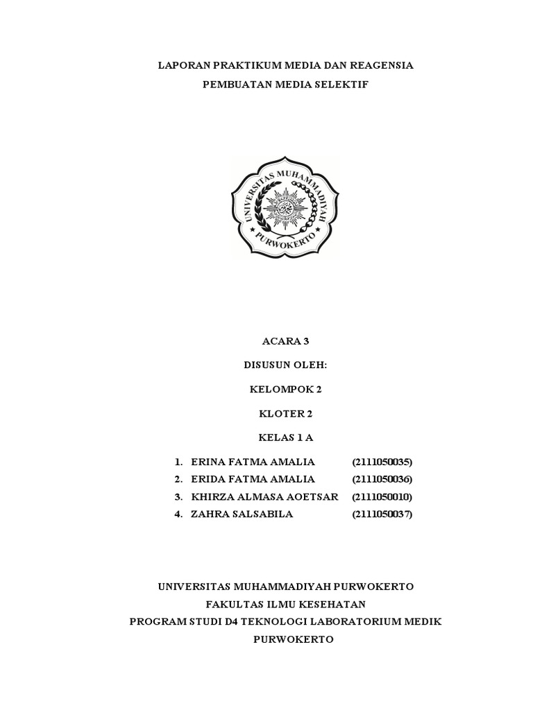 Laprak Media Selektif-2 | PDF