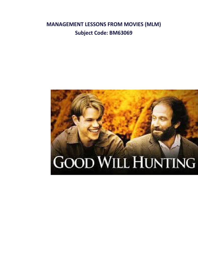 MLM Lessons from Good Will Hunting | PDF