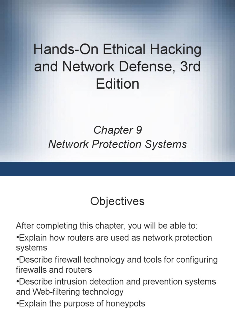 Hands-On Ethical Hacking and Network Defense, 3rd Edition | PDF | Internet Protocol Suite ...