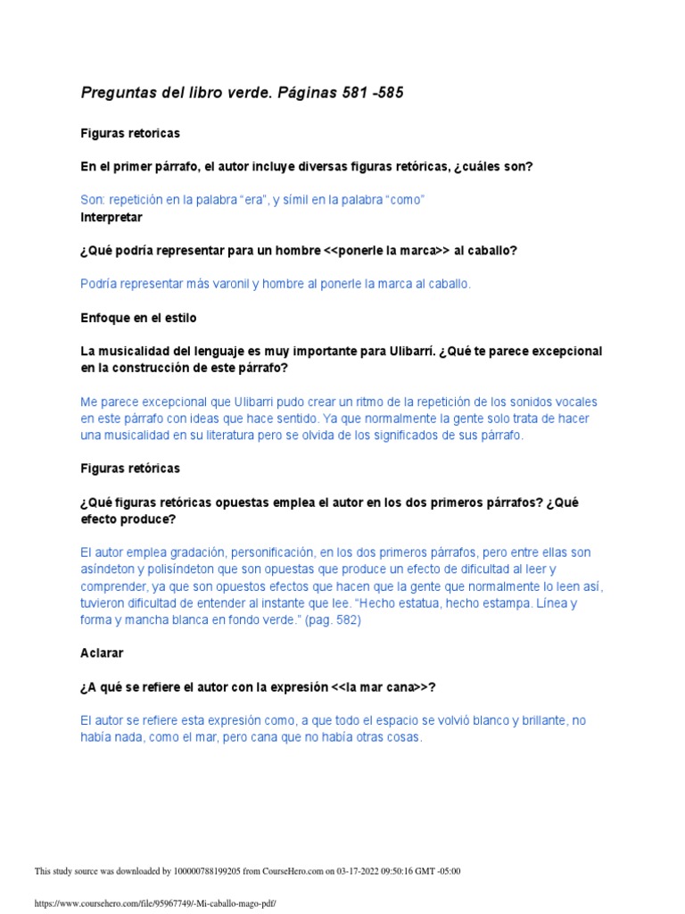 Mi Caballo Mago PDF | PDF