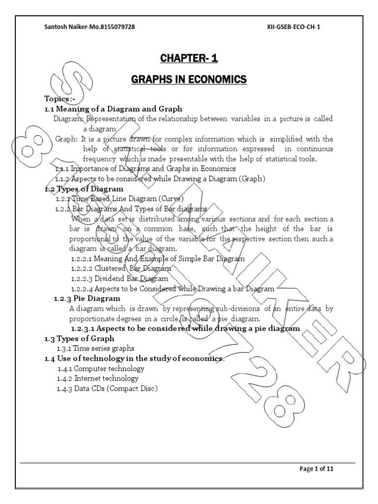 STD-12, Eco-Ch-1 | PDF | Infographics | Economics