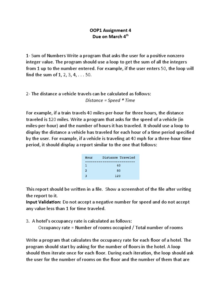 OOP1 Assignment 4 | PDF | Technology & Engineering