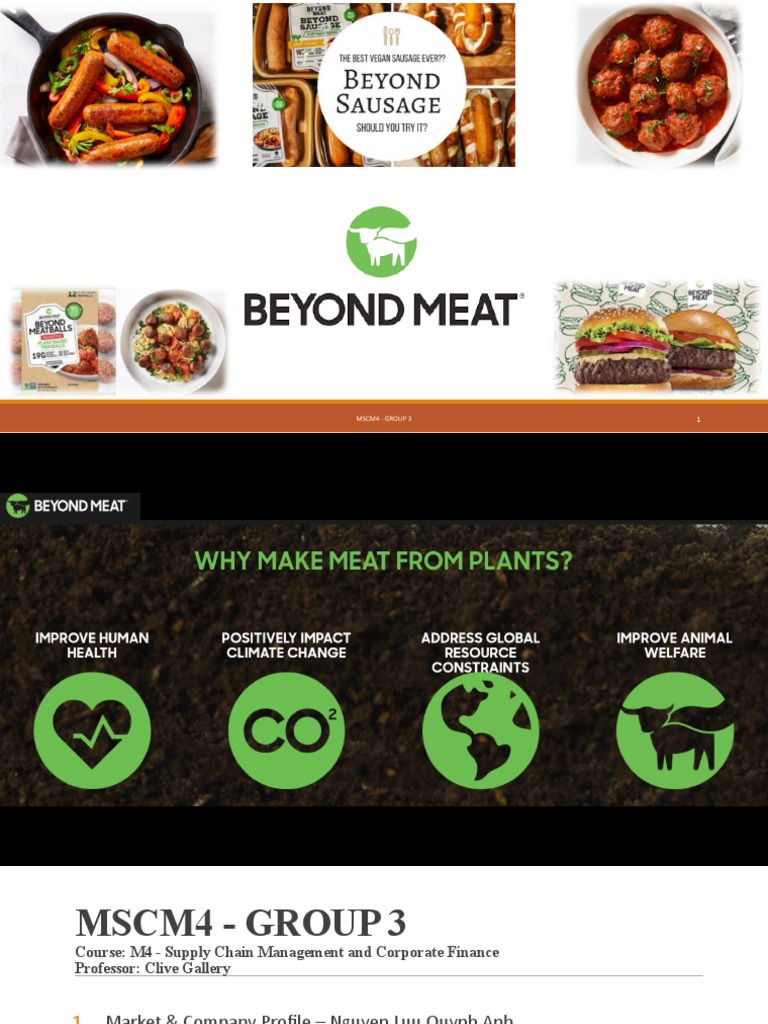 Beyond Meat | PDF | Foods | Meat