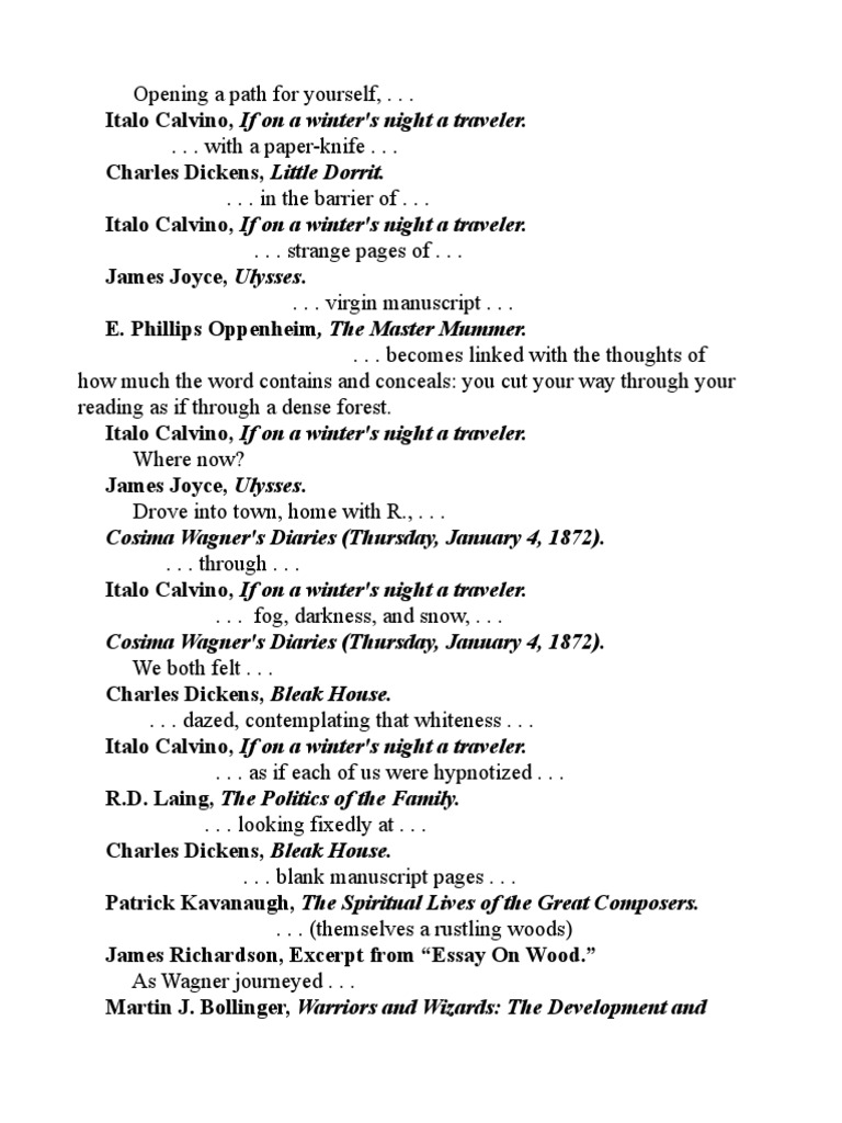 Lost in The Woods | PDF