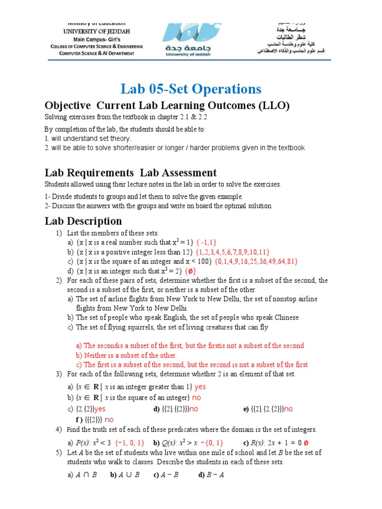 Lab05 SOLVE | PDF | Mathematics | Mathematical Concepts