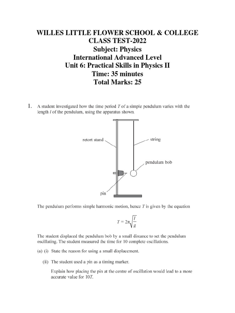 Physics Unit 6 | PDF