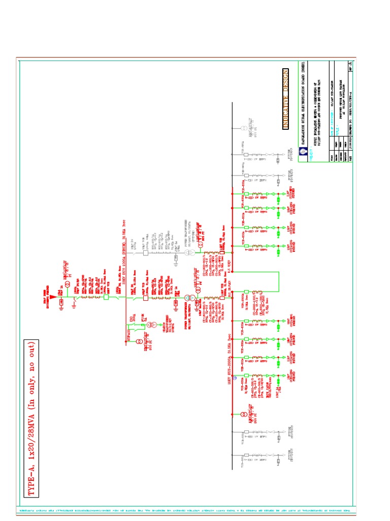 SLD 33.11kV Layout Type A | PDF