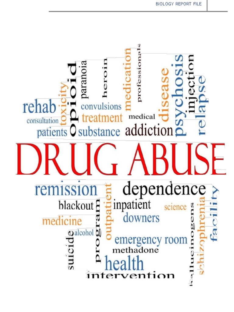 Drug-Addiction-Biology Project | PDF | Addiction | Tobacco Smoking