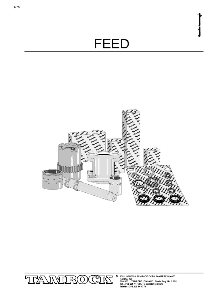2002 Sandvik Tamrock Corp. Tampere Plant P.O.Box 100 FIN - 33311 ...