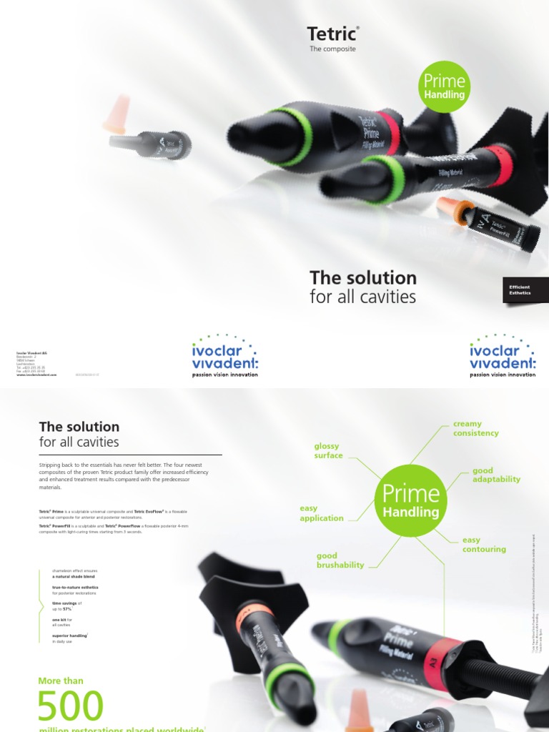 Tetric Line | PDF | Tooth Enamel | Dentistry Branches