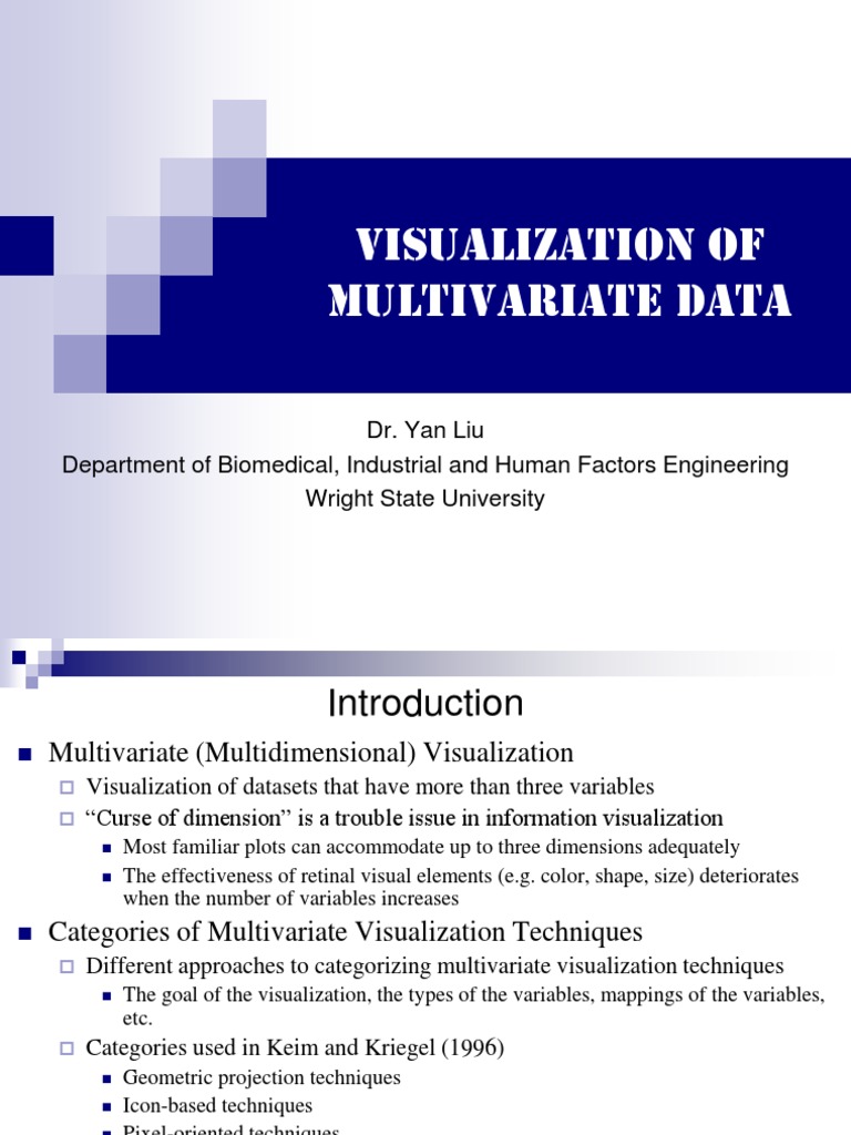 Visualization of Multivariate Data | PDF | Scatter Plot | Cartesian ...