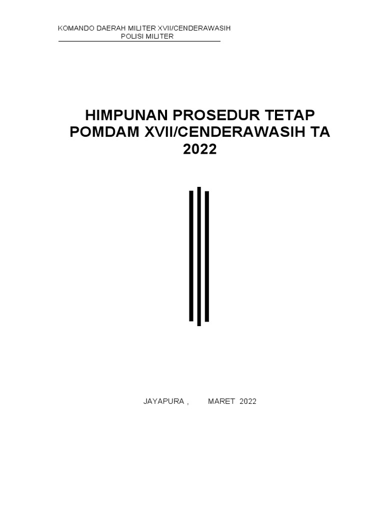 Himpunan Protap Protap | PDF