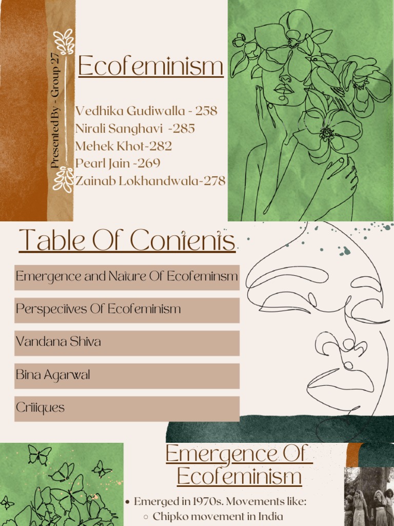 Ecofeminism: Perspectives, Key Figures, and Critiques | PDF ...