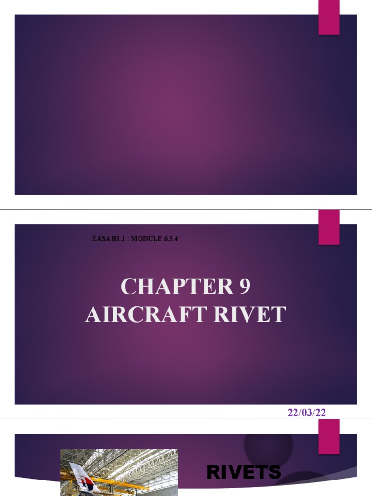 Chapter 9 - Aircraft Rivet | PDF | Rivet | Screw