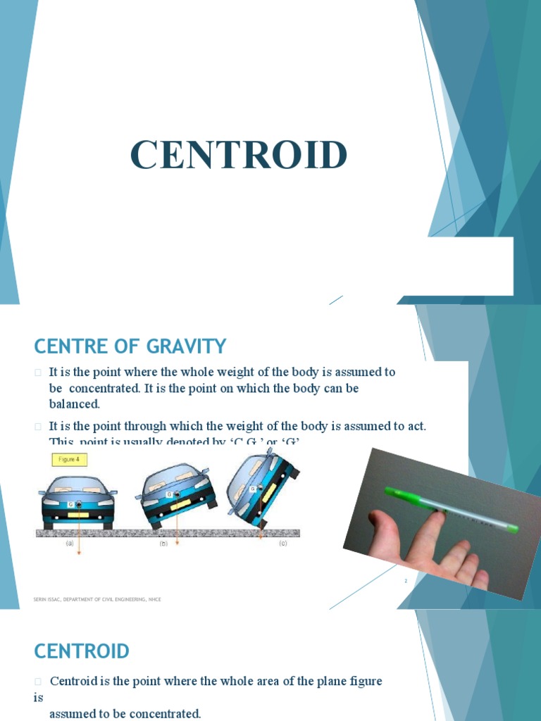 Find Centroid of Basic Geometric Shapes | PDF | Cartesian Coordinate ...