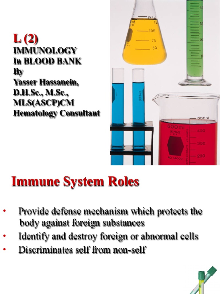 An Overview of Key Immune System Concepts Relevant to Blood Banking ...