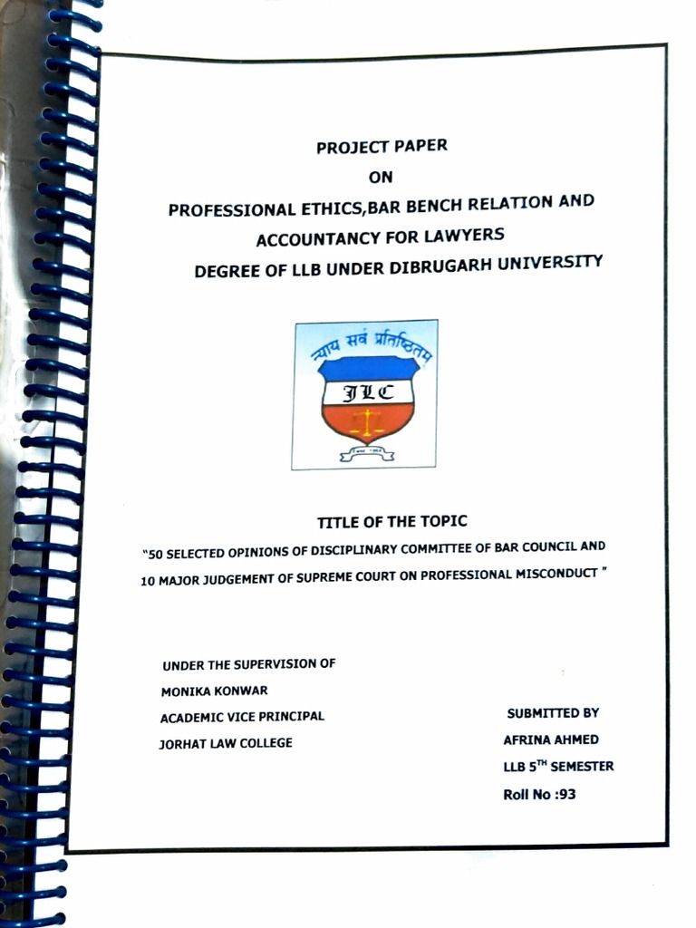 Professional Ethics Project Report Part-1 | PDF