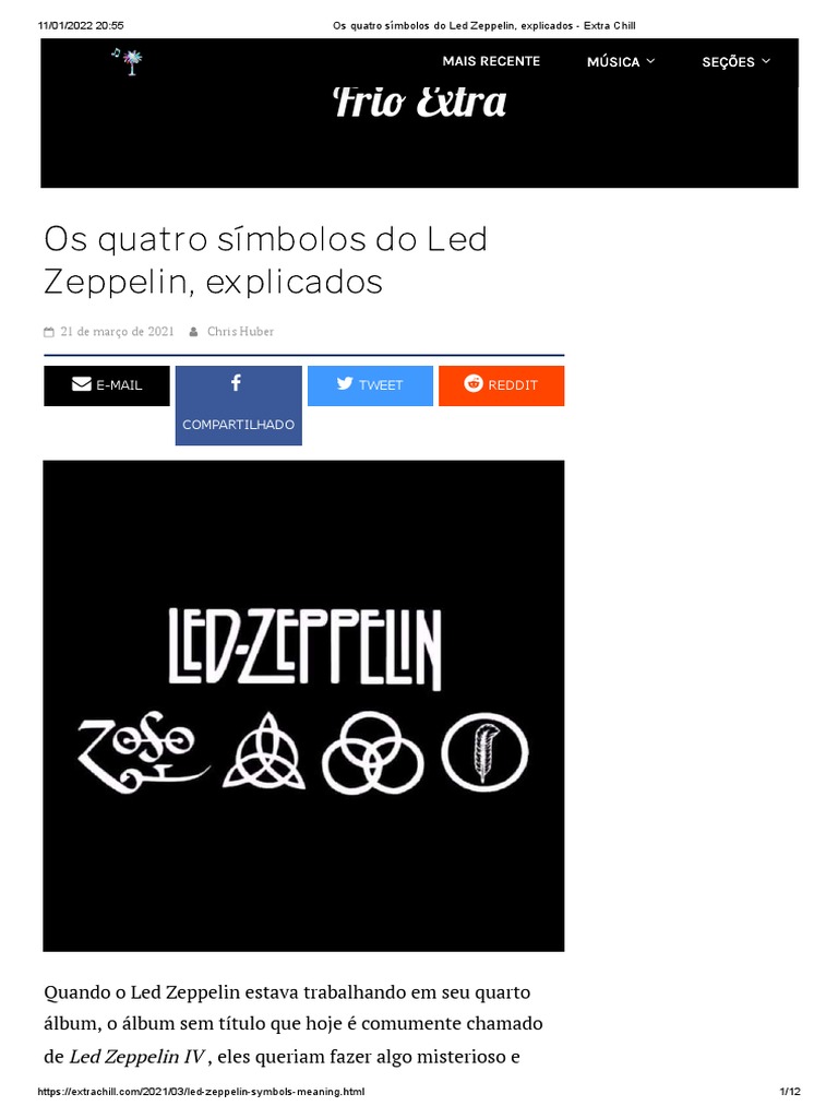 Led Zeppelin symbols meaning | PDF | LED Zeppelin