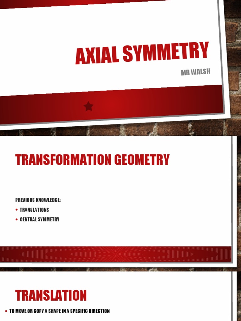 Geometry: Axial Symmetry Basics | PDF