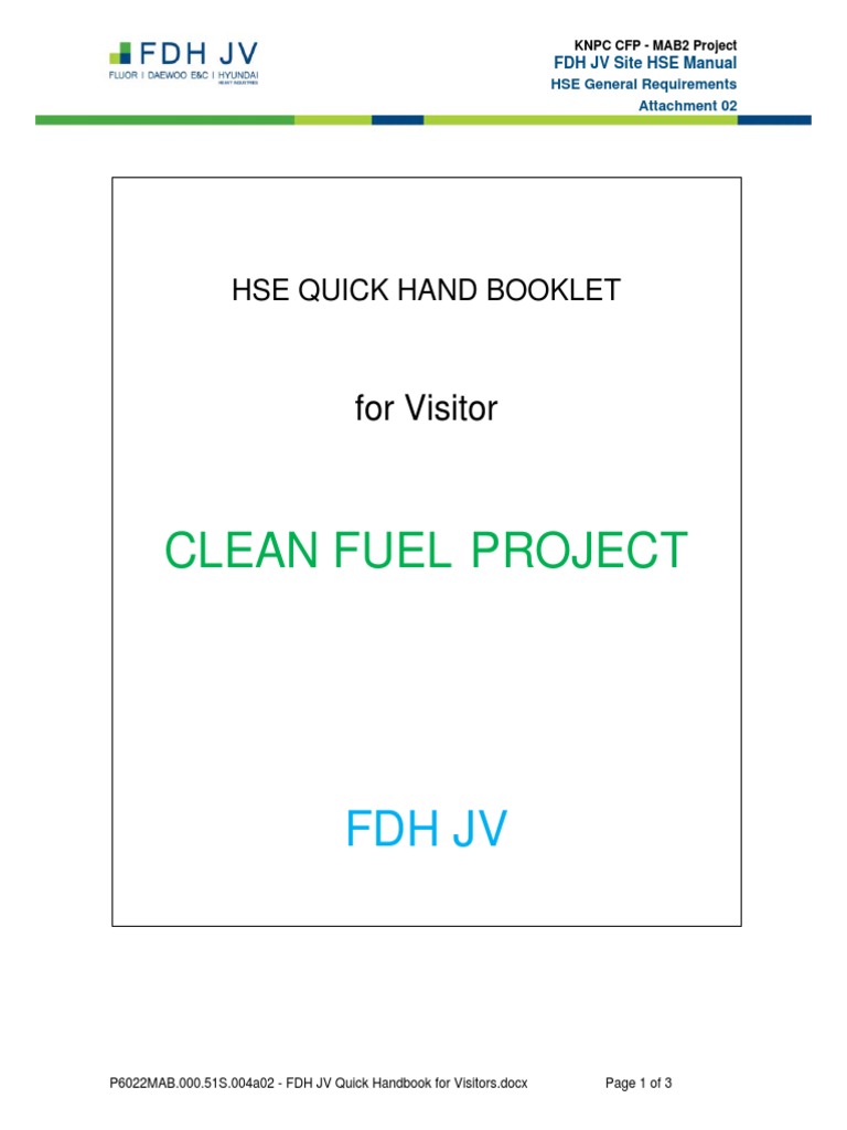 P6022MAB.000.51S.004a02 - FDH JV Quick Handbook For Visitors | PDF ...