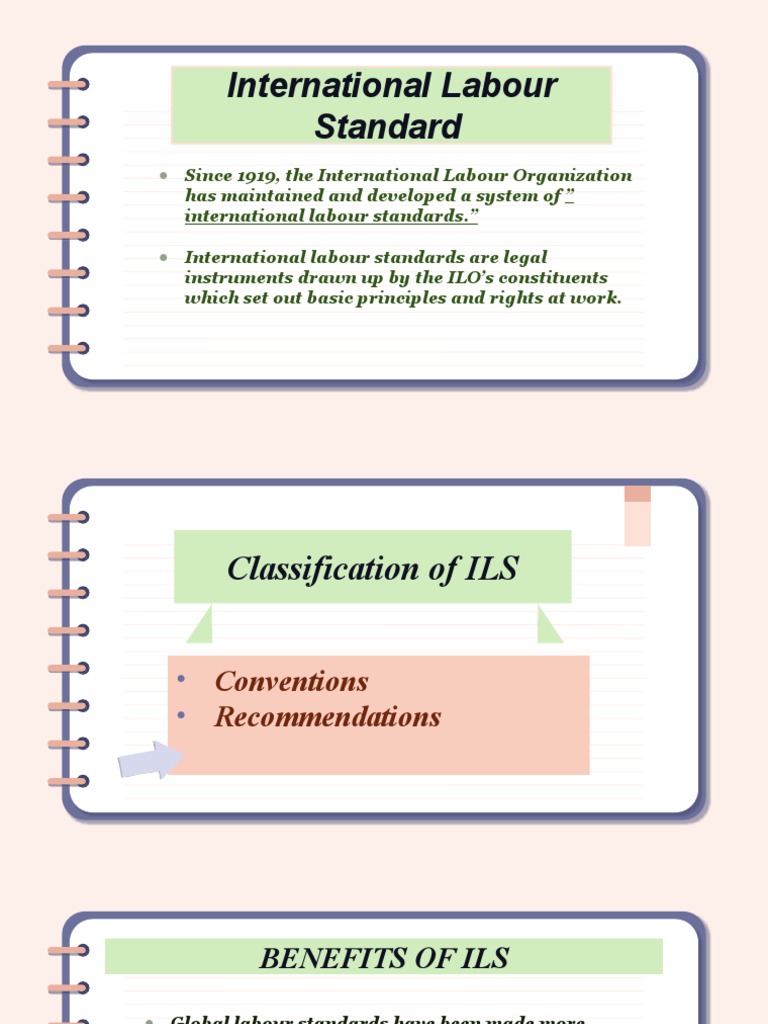 International labour standard | PDF