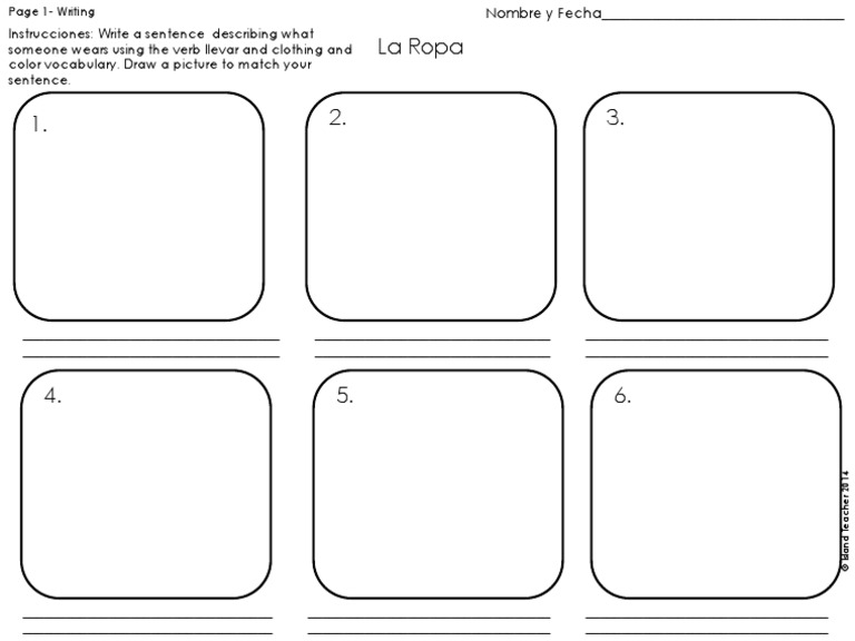 La Ropa Writing | PDF