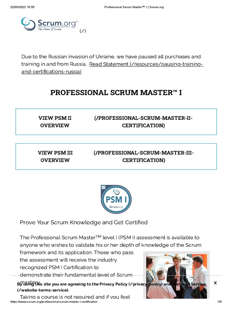 PSM - I - Professional Scrum Master™ I | PDF | Scrum (Software ...