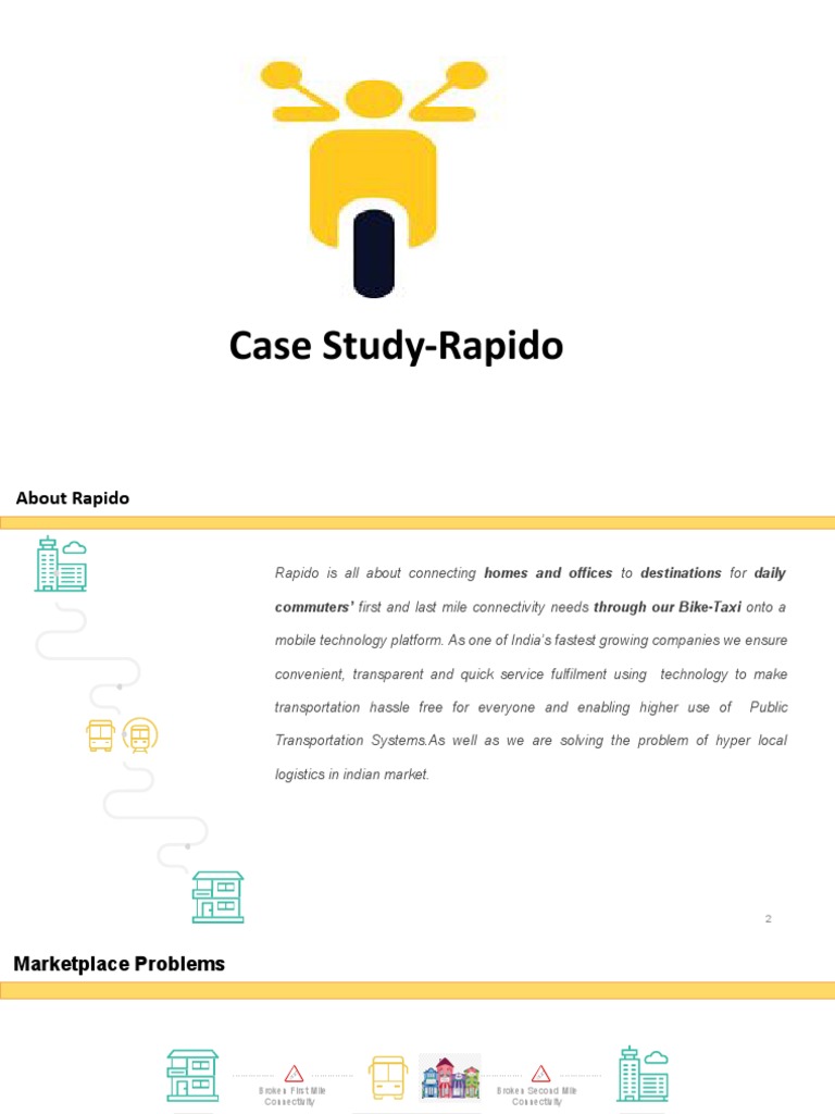 Rapido - Case Study | PDF | Public Transport | Motorcycle