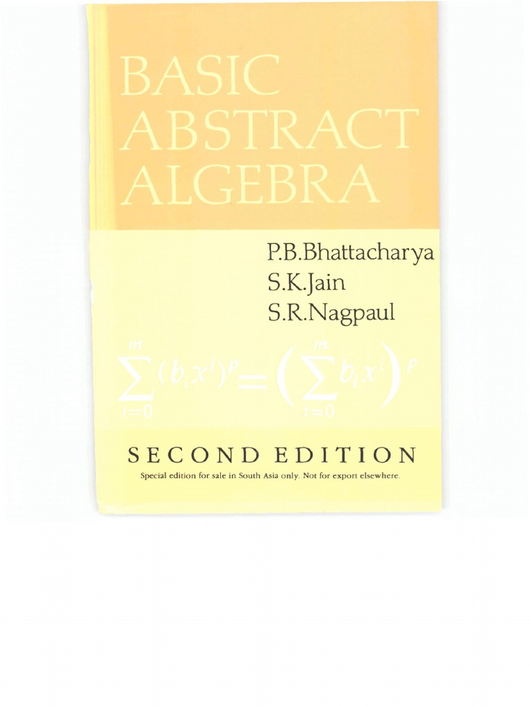 Basic Abstract Algebra | PDF