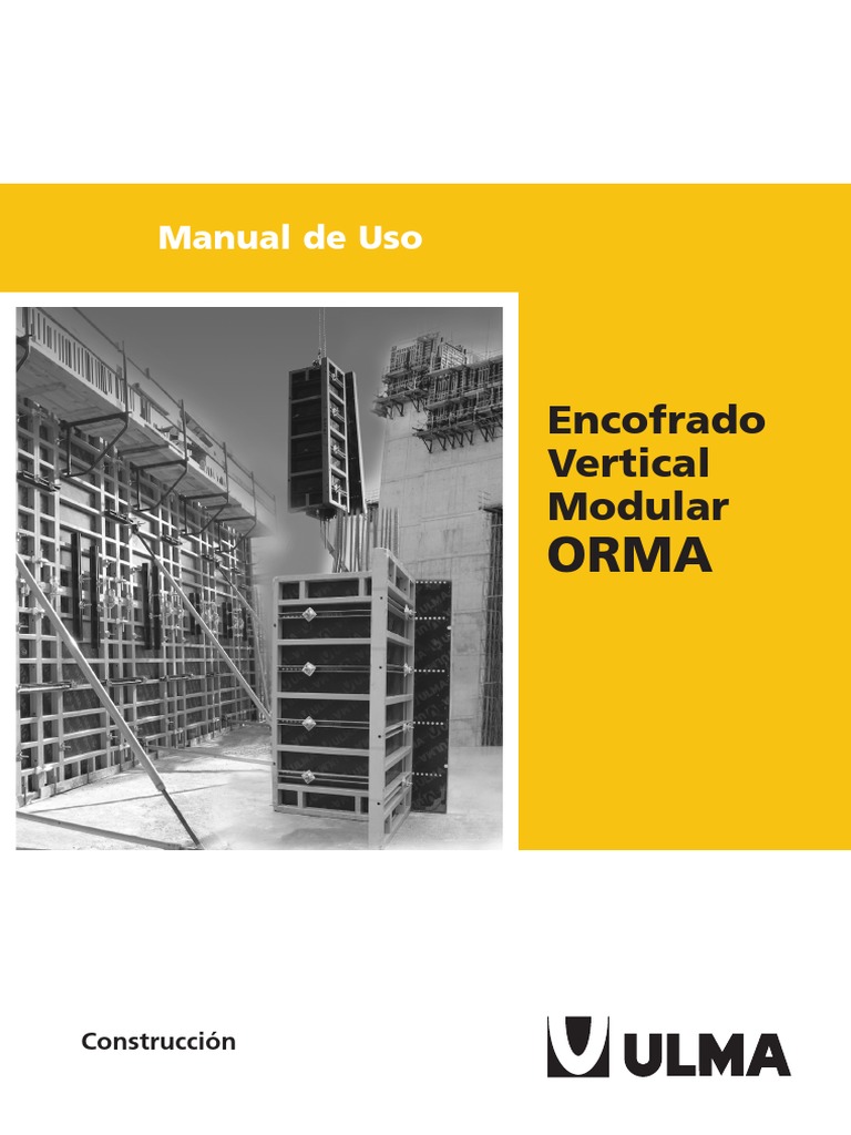 Manual - Uso - ORMA 60kN | PDF | Materiales de construcción