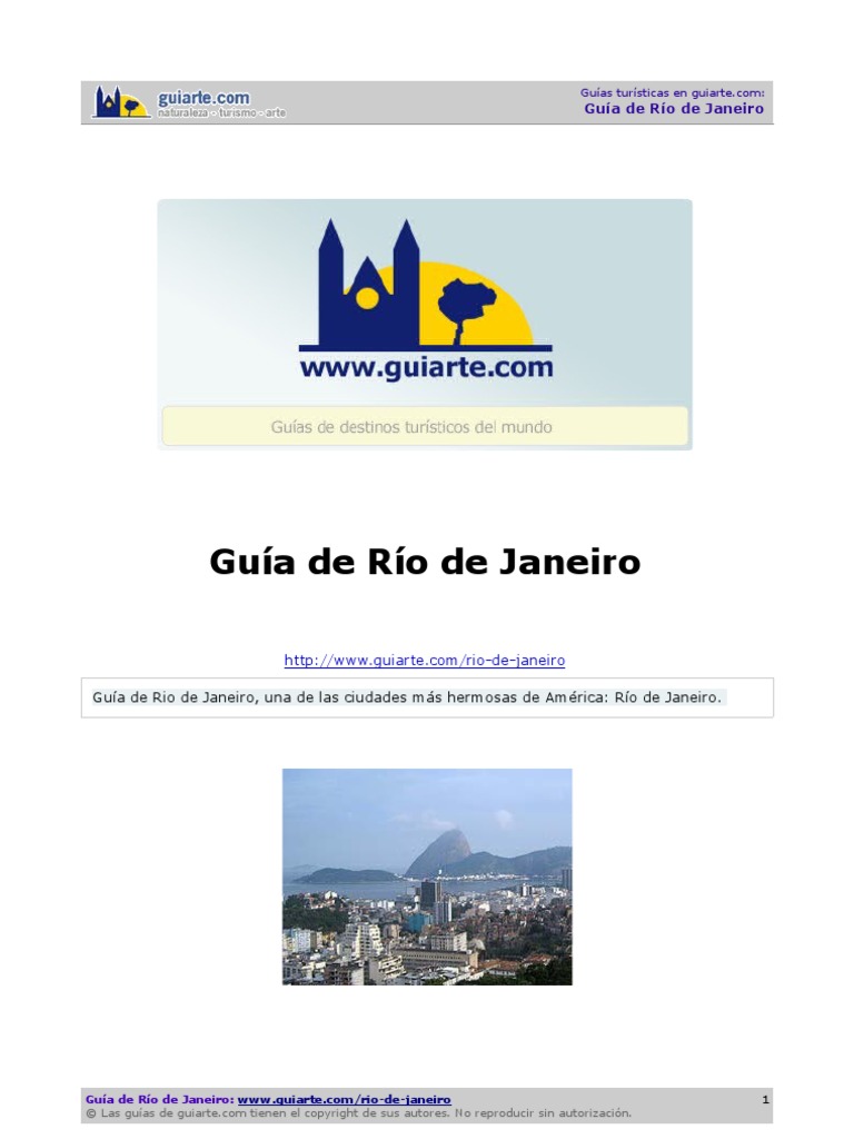 Guia Rio Janeiro | PDF | Rio de Janeiro | Carnaval