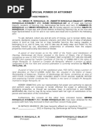 Spa - Authority To Sign Extrajudicial | PDF | Power Of Attorney ...