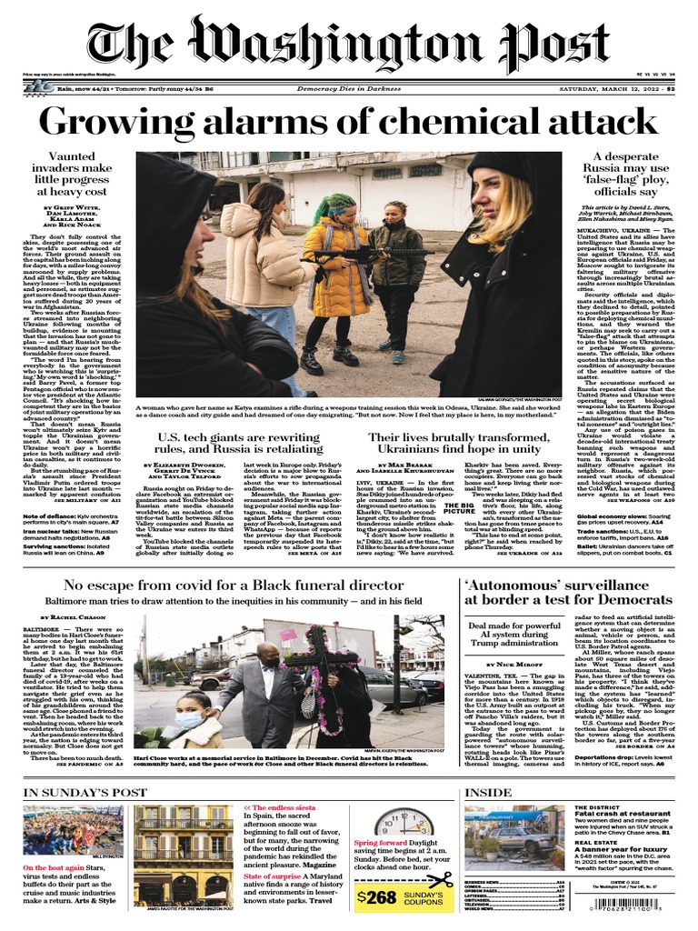 The Washington Post - Year 145 Issue 097 (12 Mar 2022) | PDF | Ukraine ...