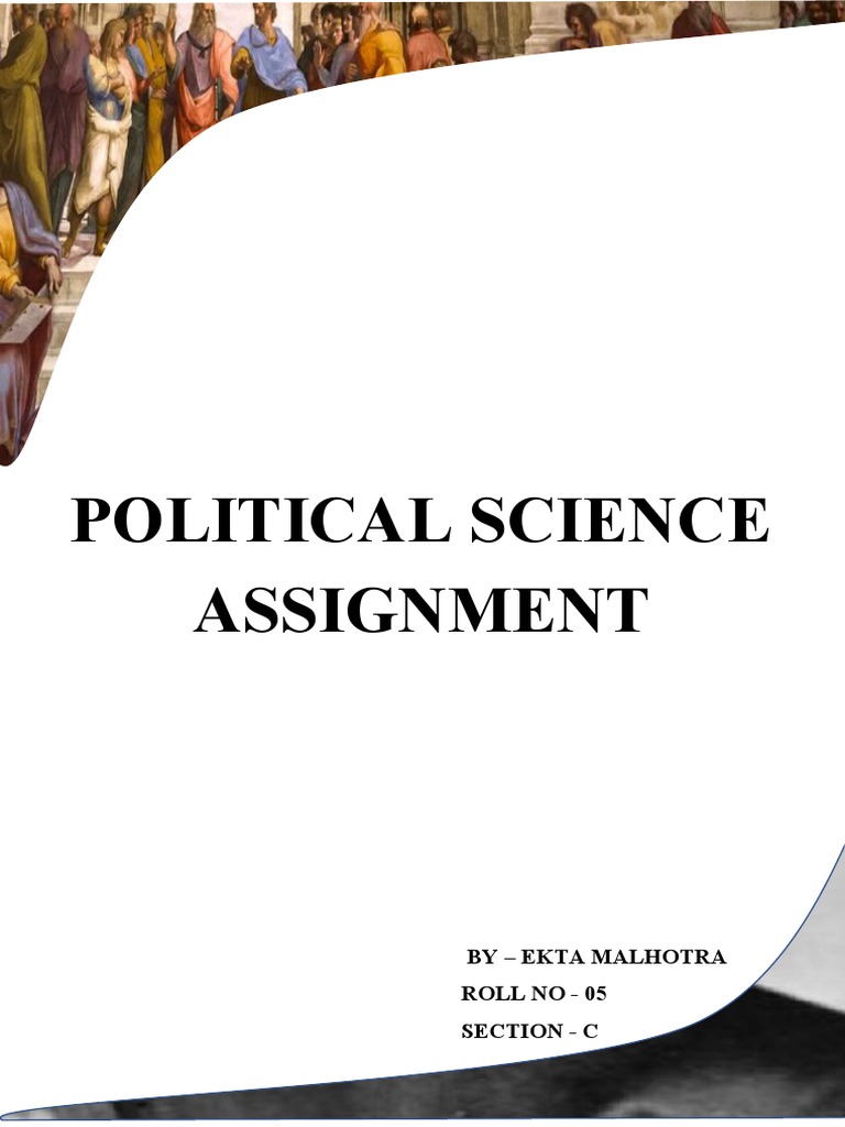 Political Science Assignment: POL Q | PDF | Jean Jacques Rousseau ...