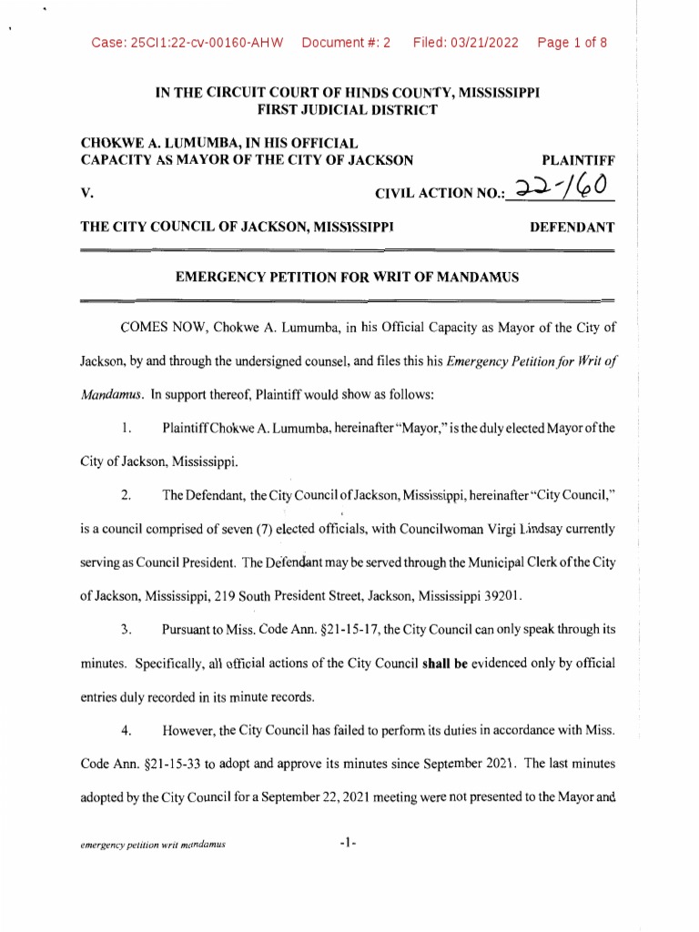 WRit of Mandamus | PDF | Mandamus | Writ