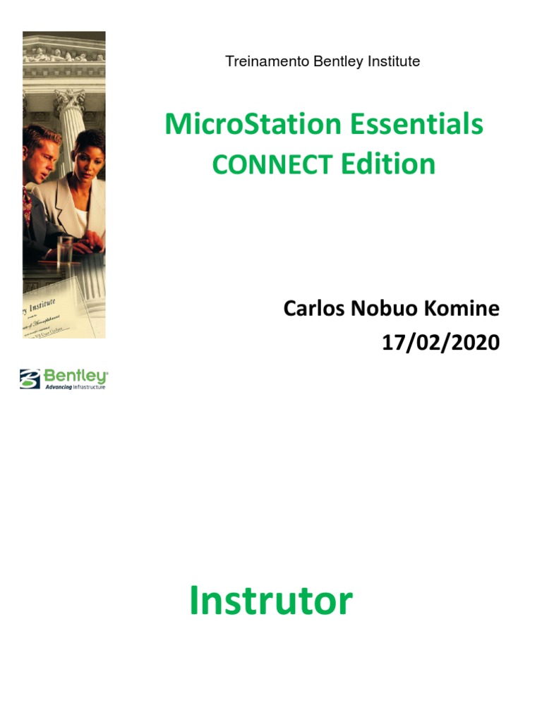 MicroStation CONNECT Essentials | PDF | Interfaces gráficas do usuário | Auto Cad