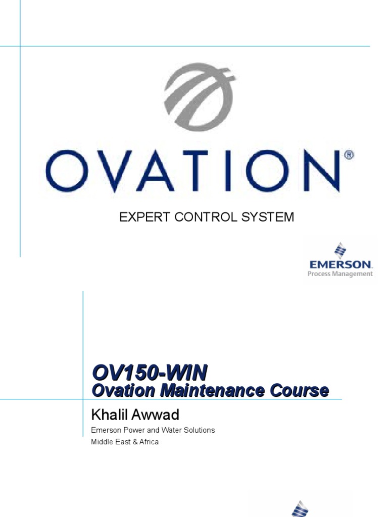 OV150 WIN Ovation Maintenance Course | PDF | Electrical Engineering ...