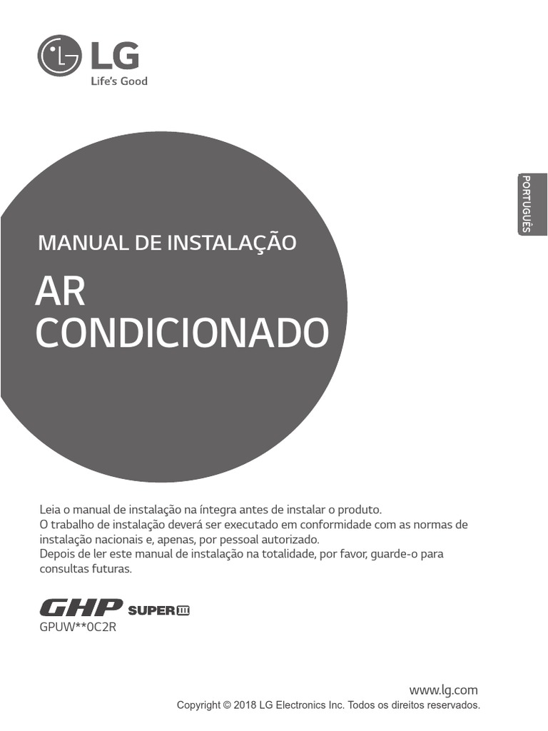 Manual de Instalacao - Servicos - GHP Iii (20210106 - 221634306) | PDF ...
