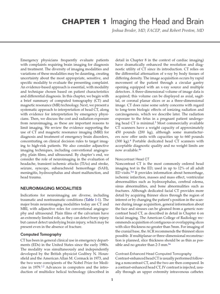 CT Scan Head N Brain | PDF | Ct Scan | Medical Imaging