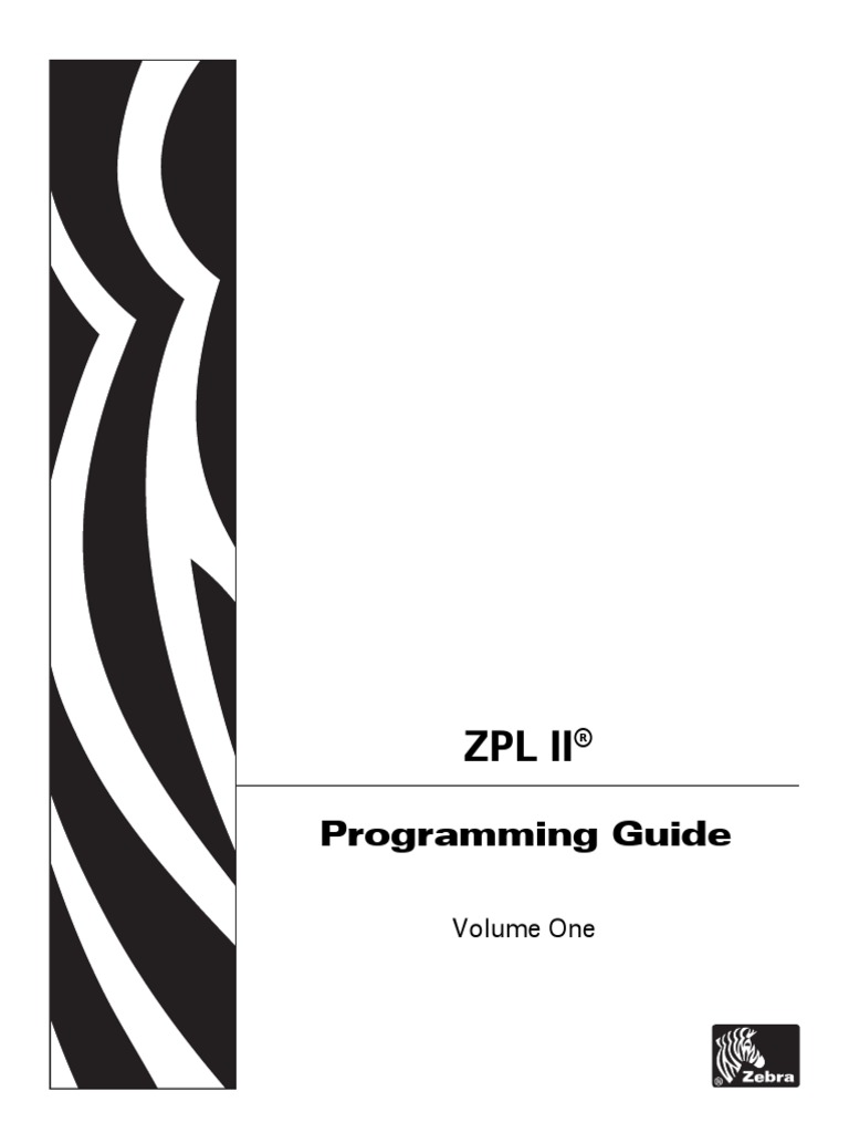 ZPL II Vol1 | PDF | Radio Frequency Identification | Computing