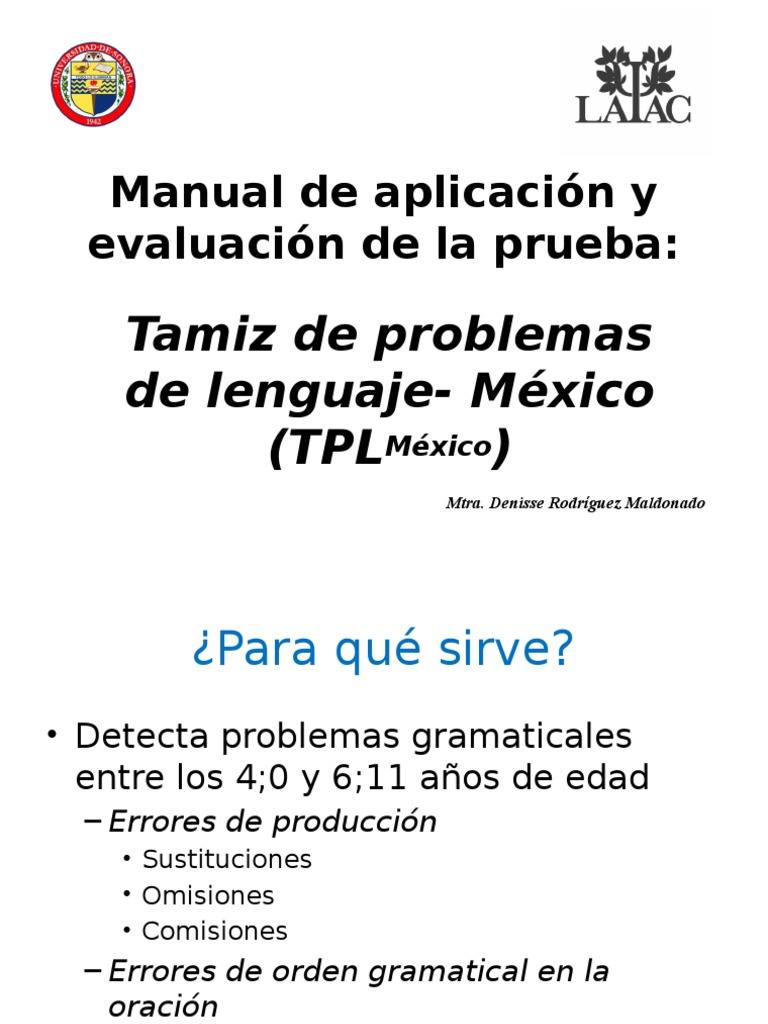 Tamiz de Problemas de Lenguaje | PDF | Palabra | Oración (Lingüística)