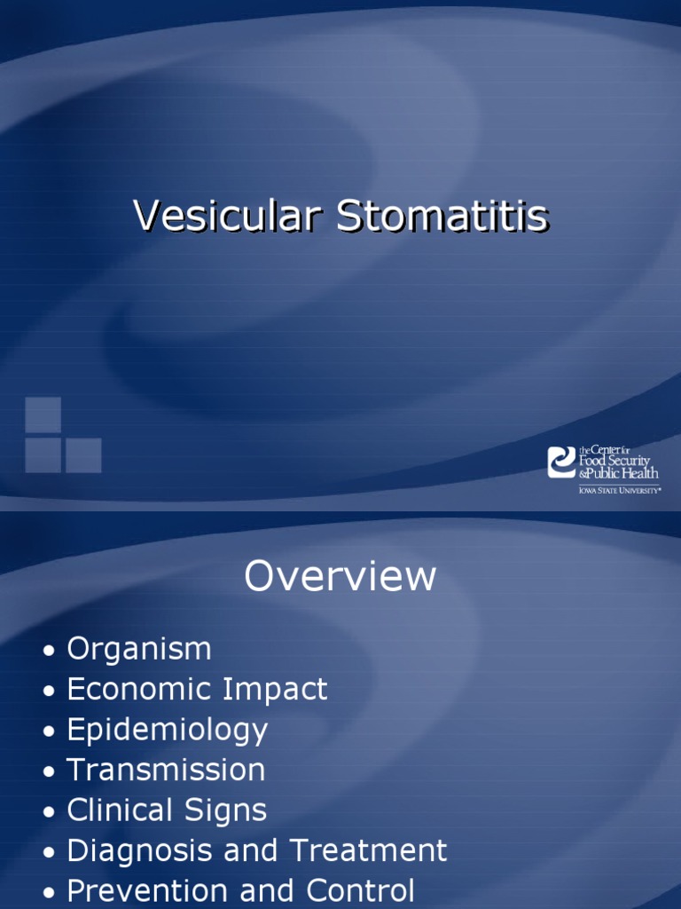 Vesicular Stomatitis | PDF | Infection | Disinfectant