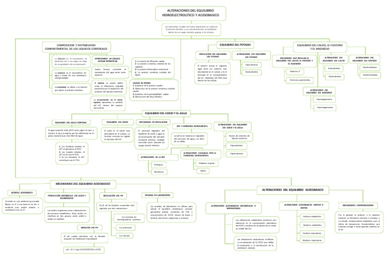 Mapa Conceptual Final | PDF | Sodio | Edema