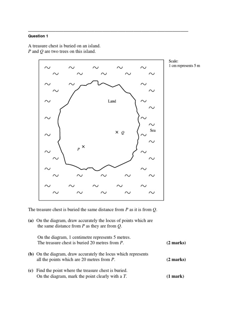 2.7 Loci Exam Questions | PDF | Elementary Mathematics | Elementary ...