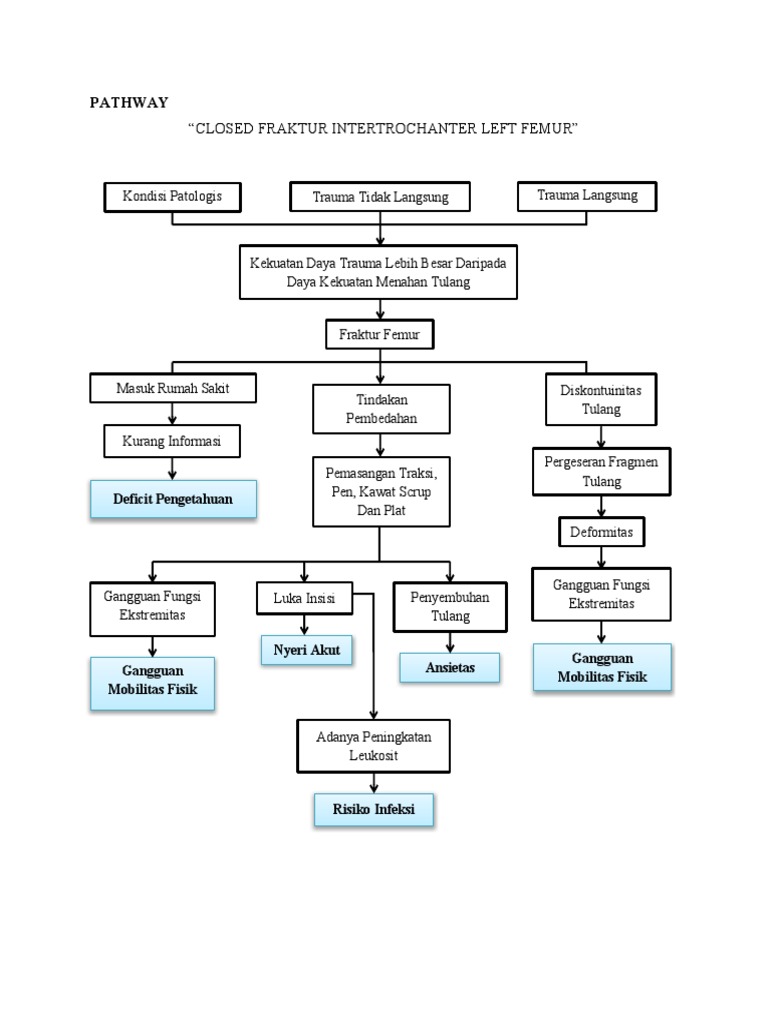 Pathway Closed Fraktur Intertrochanter Left Femur | PDF