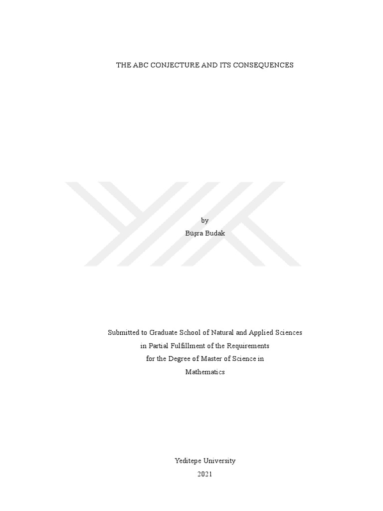 The Abc Conjecture and Its Consequences | PDF | Mathematics | Number Theory