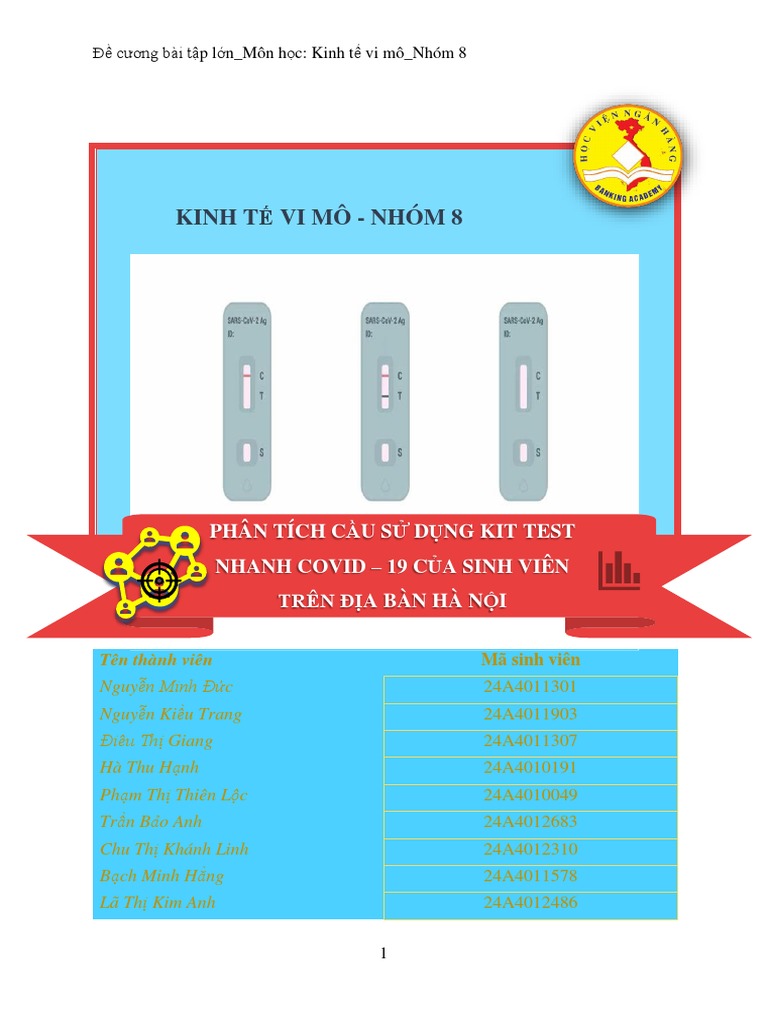 ĐỀ CƯƠNG BÀI TẬP LỚN - KTVM - NHÓM 8 | PDF